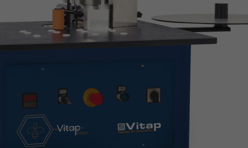 Vitap Wotan - Edge-banding, trimming, and end-cutting with glue pot