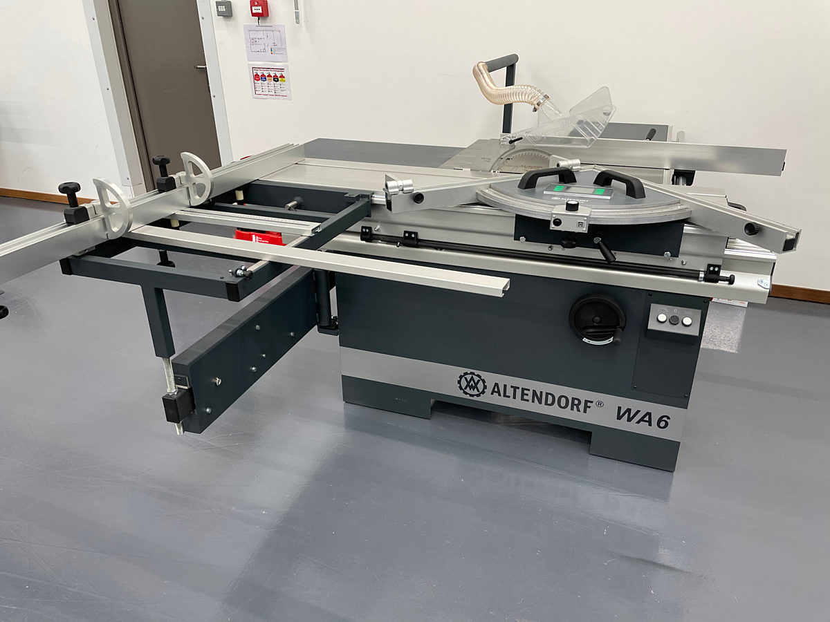 Altendorf WA6: Versatile panel saw for small spaces from R&J Machinery